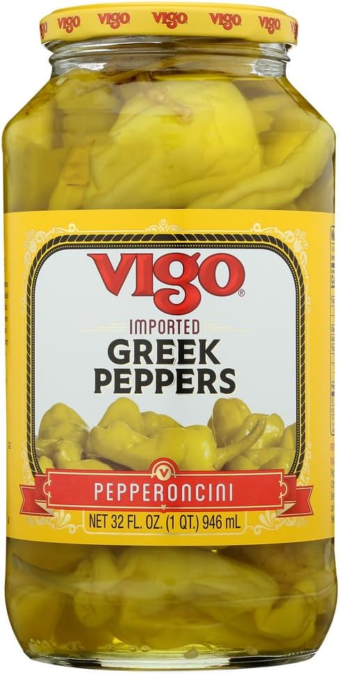 Amazon.com : Vigo Importing Company Peppers, Greek, 32-Ounce (Pack of 6 ...