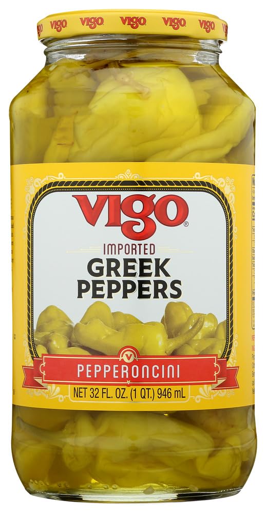 Amazon.com : Vigo Importing Company Peppers, Greek, 32-Ounce (Pack of 6 ...