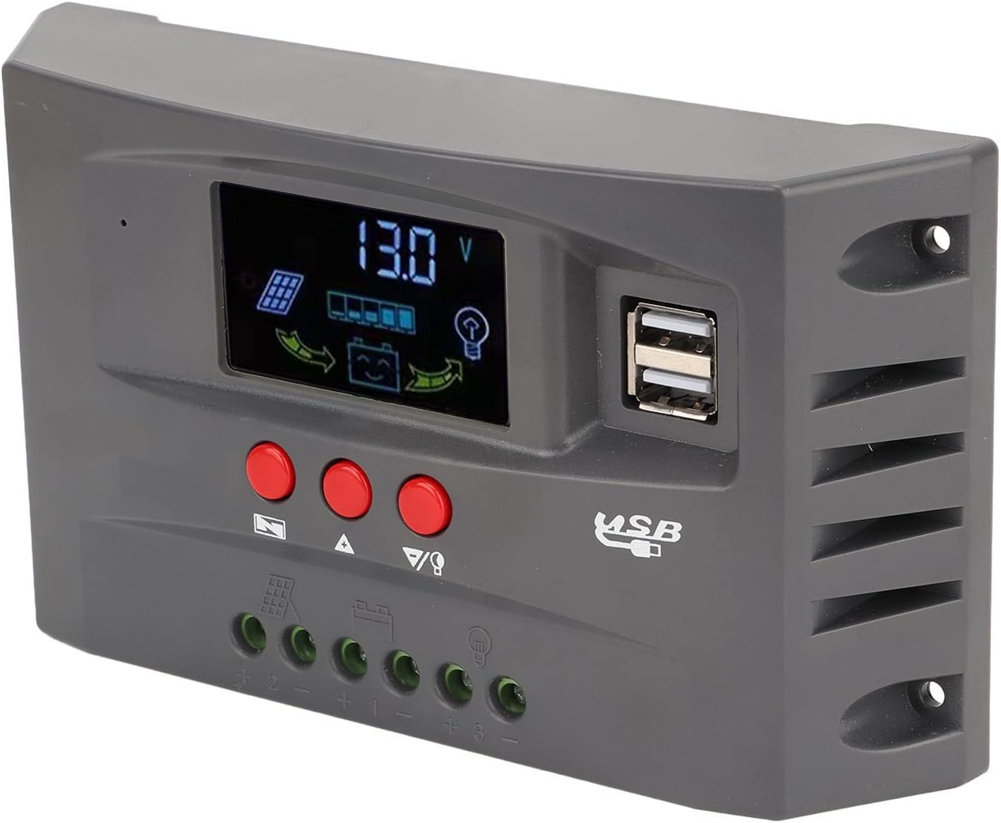 Amazon.com : Solar Charge Controller , Easy to Use MPPT Tracking Charge ...