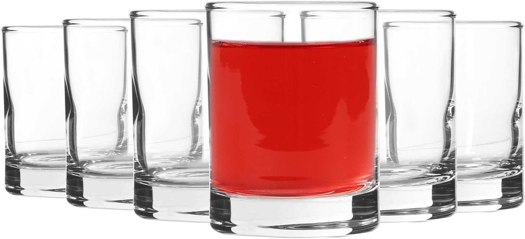 Premier Housewares Euri 25ml Shot Glasses Set of 6 | Reusable Clear ...