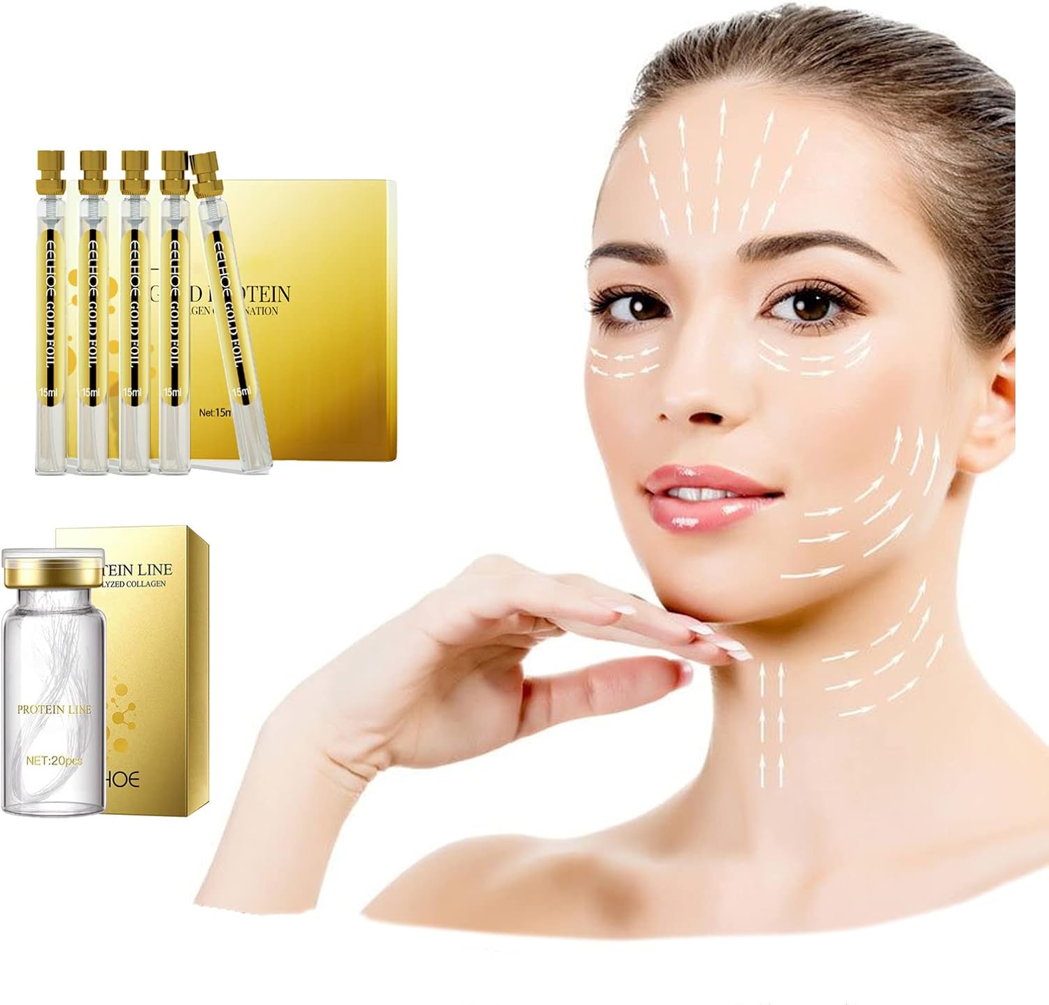 Buy Moxie Girlz Gold Protein Line, Protein Peptide Essence, Soluble ...