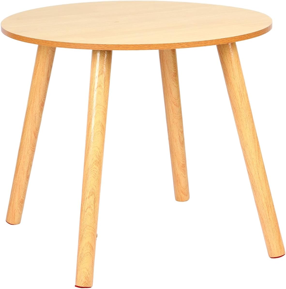 Amazon.com - clinmday Wooden Dining Table,Simple Round Kitchen Table ...