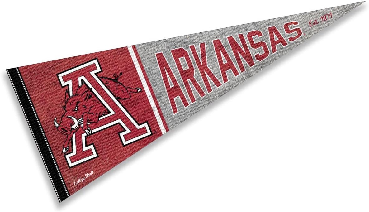 Amazon.com : Arkansas Razorbacks Pennant Full Size Felt : Sports & Outdoors