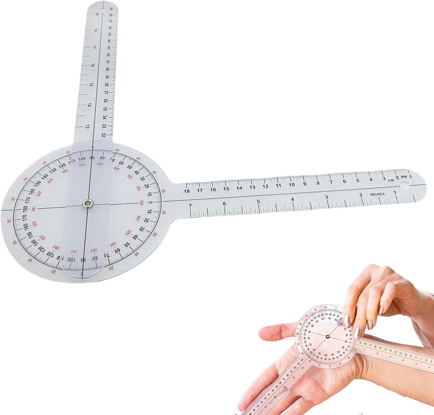 12 Inch Goniometer,Goniometer 12 Inch Occupational Physical Protractor ...