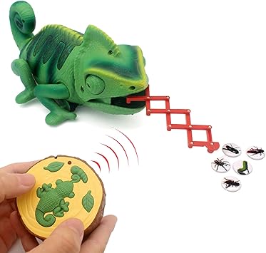 Amazon.com: Tipmant RC Chameleon Remote Control Animal Toy Realistic ...