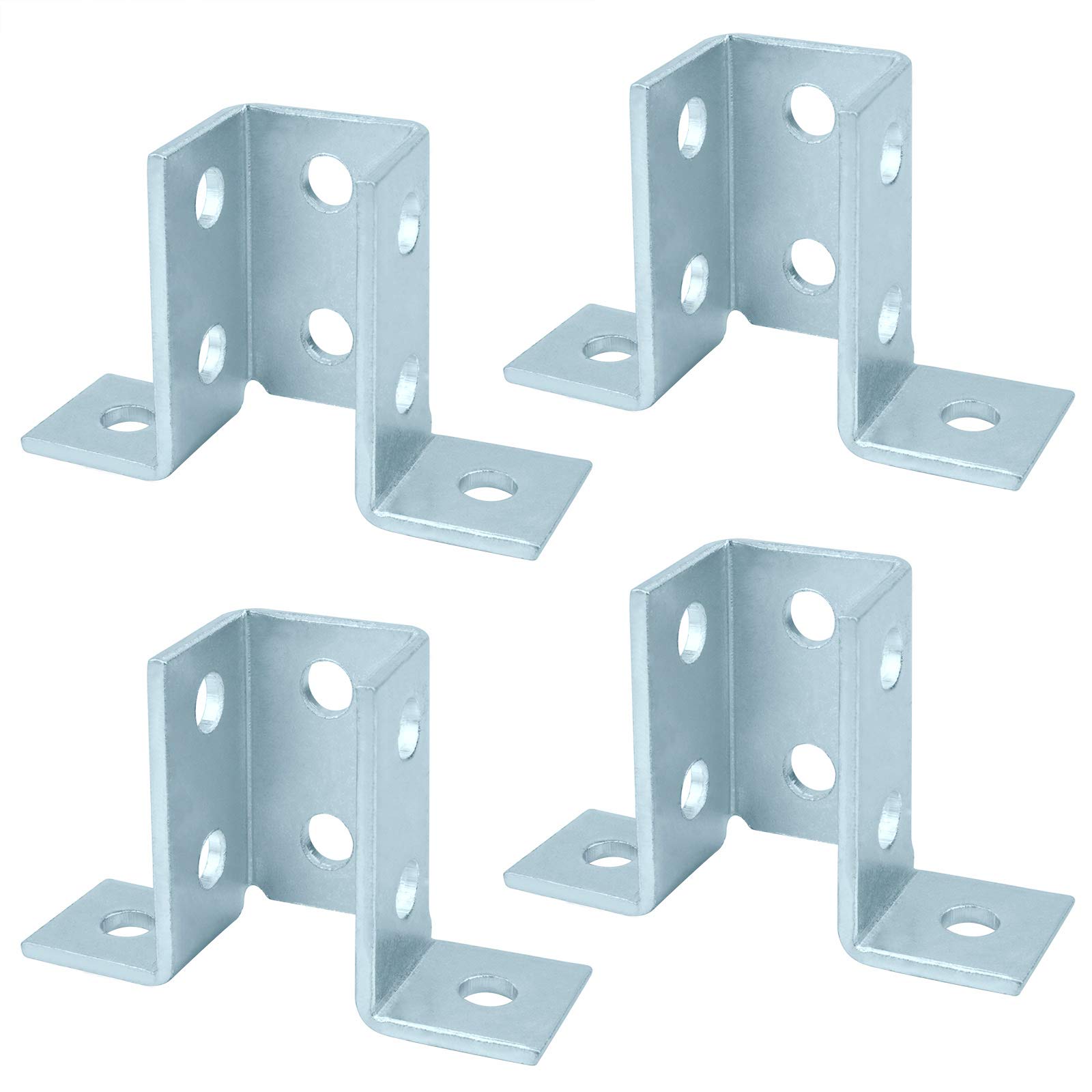 Amazon.com: heneng 4 Pcs 8 Holes Wing Shape Fitting for 1-5/8" Strut ...