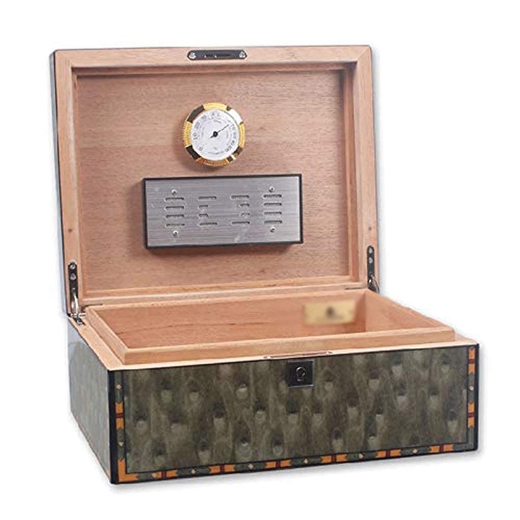 Buy QHHALXZ Cigar Humidor Cigar Humidor Hygrometer Humidifier, Cedar ...
