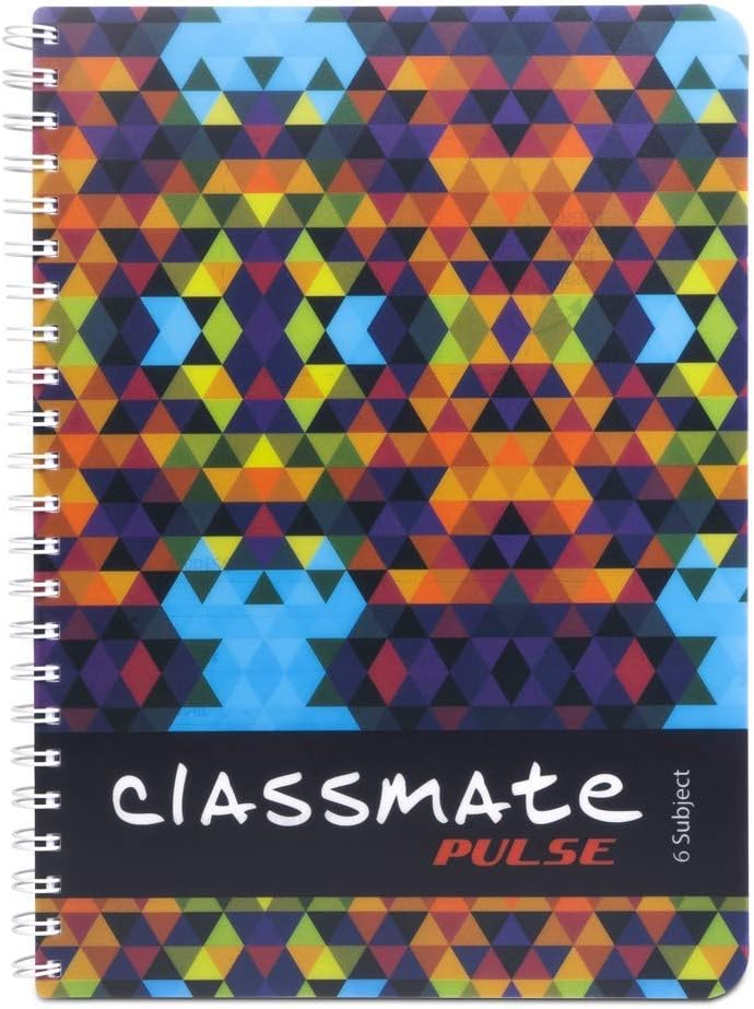 Classmate Pulse 6 Spiral Notebook - 297 mm x 210 mm, Soft Cover, 300 ...