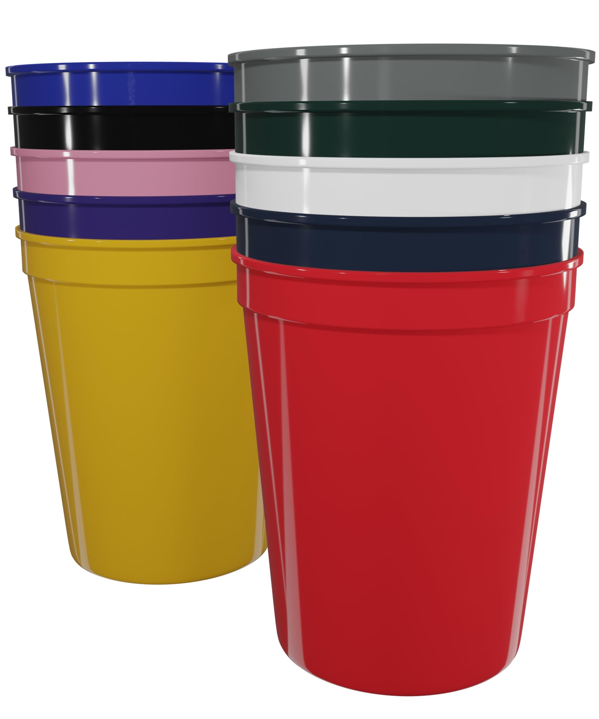 Stack Plastic Red Cup Party