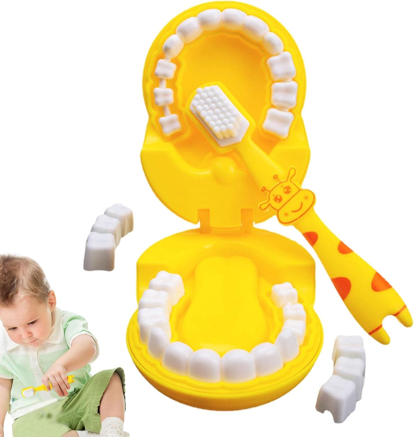 Hongjingda Teeth Brushing Toys for Toddlers - Cute Giraffe Early ...