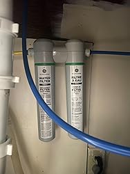 GE Dual Stage Under Sink Water Filtration System with Faucet | Reduces ...