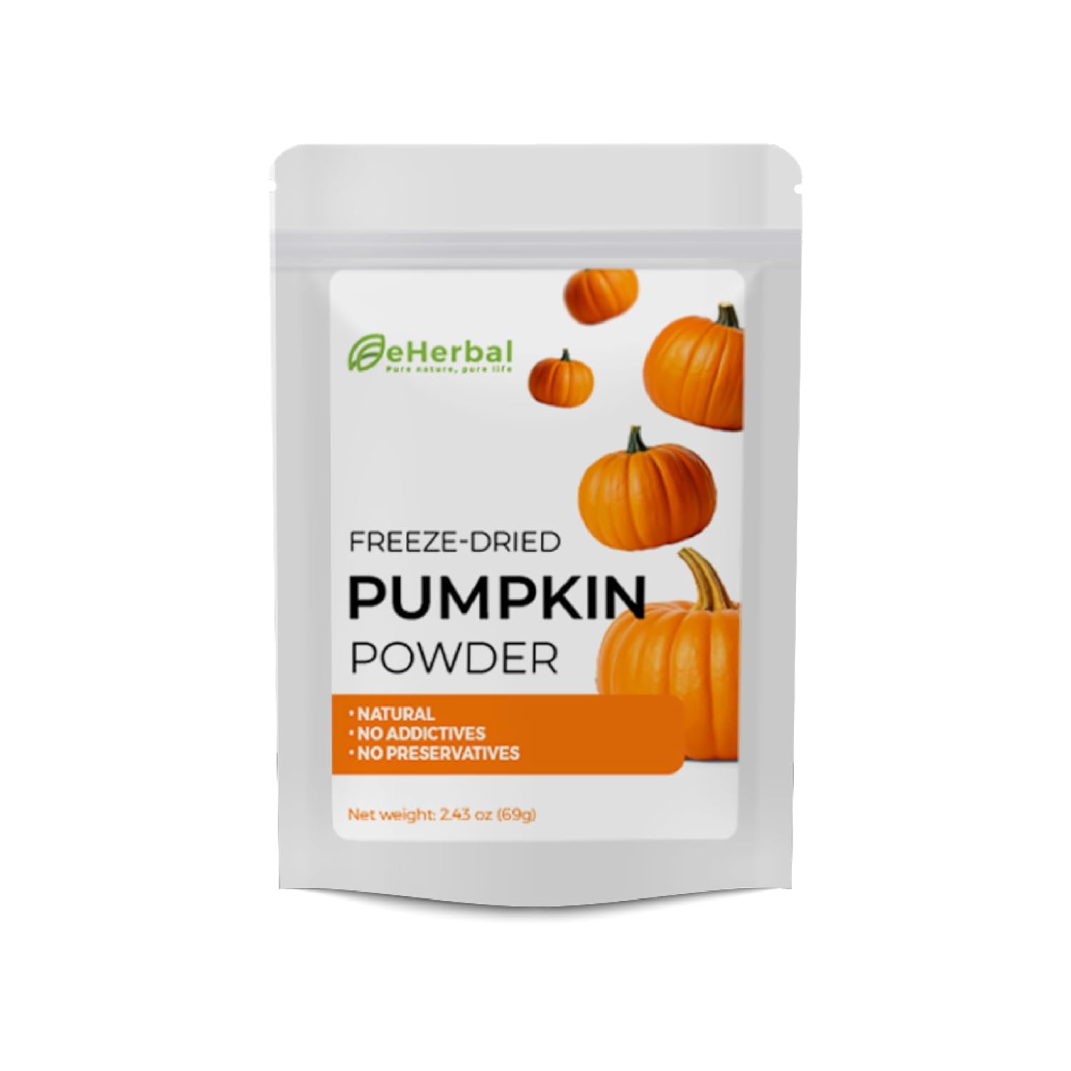 Amazon.com: eHerbal Pure Freeze-Dried Pumpkin Powder, 2.43 oz – 100% ...