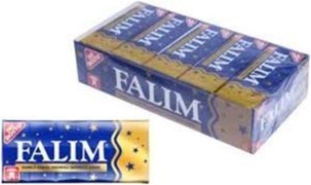 Amazon.com : Falim Sugarless Plain Gum, Mastic (20 Pack (100 Pieces ...