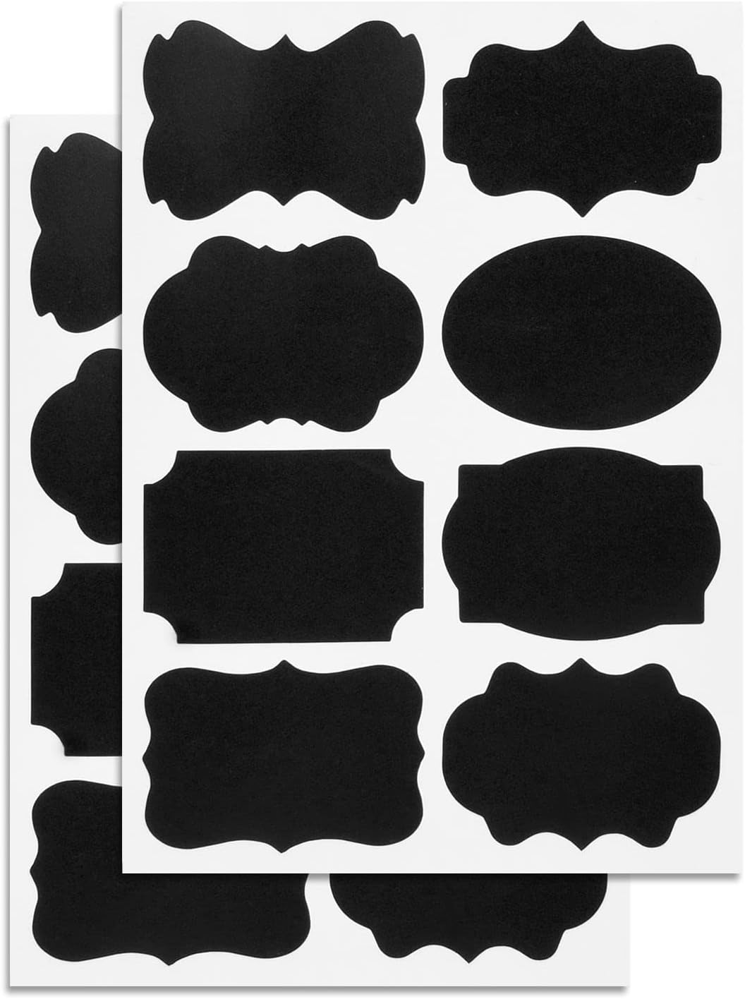 16 Pcs Labels for Jars, Pantry Labels, Food Label Stickers, Reusable ...