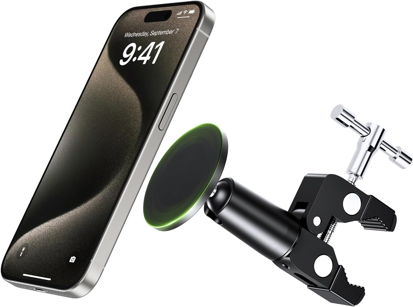 Amazon.com: elitehood Magnetic Phone Clamp Mount, Adjustable Phone ...