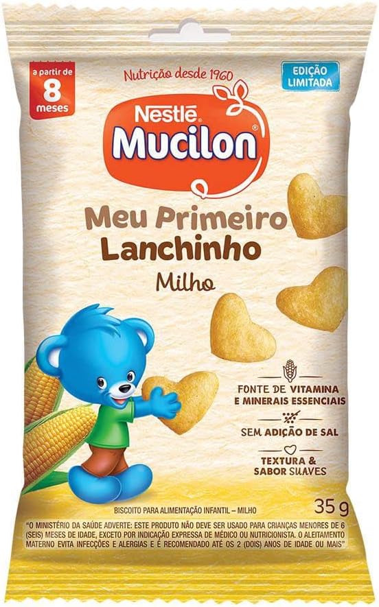 Mucilon Meu Primeiro Lanchinho Tradicional Infantil 35g | Amazon.com.br