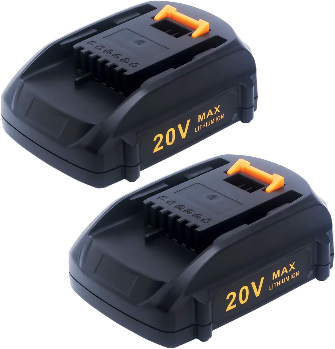 Amazon.com: VINIDA 2Pack 20V 3.0Ah Battery 20V Max WA3520 Lithium ...