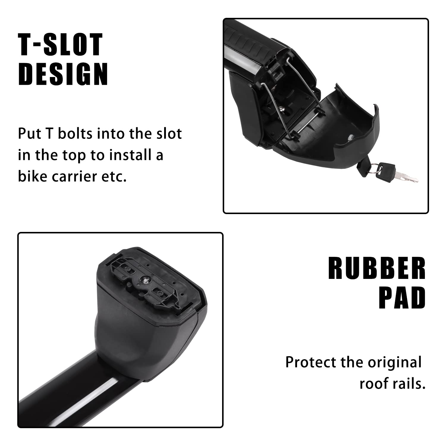 Snailfly Crossbar Fit for 2020-2023 Land Rover Defender 90 110 130 Max ...