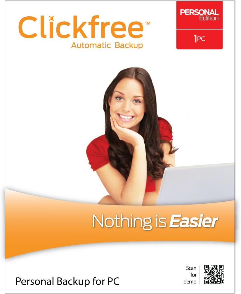 Amazon.com: Clickfree Personal Backup software (1 PC) [Download] : Software