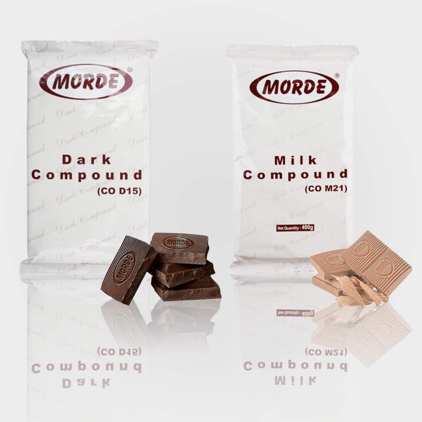 Konfiz Morde Dark & Milk Chocolate Compound Slabs-Perfect For Baking ...