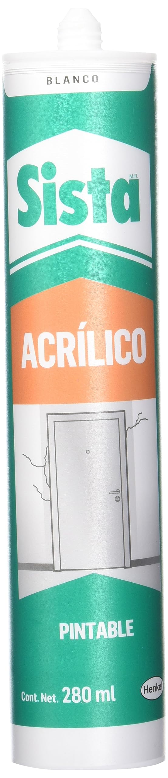 Sista 2758383 Silicón F130 Acriflex Blanco, 280 ml : Amazon.com.mx ...