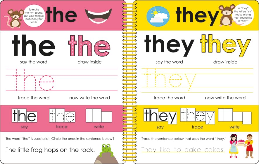 Snapklik.com : Wipe Clean: Learning Sight Words: Includes A Wipe-Clean ...