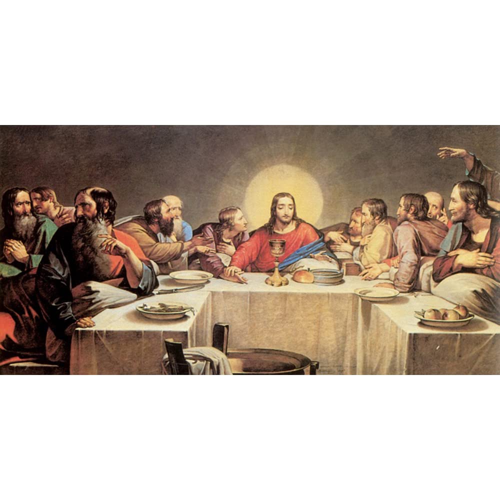 Amazon.com : Renaiss 10x5ft Last Supper Scene Backdrop Christ Jesus ...