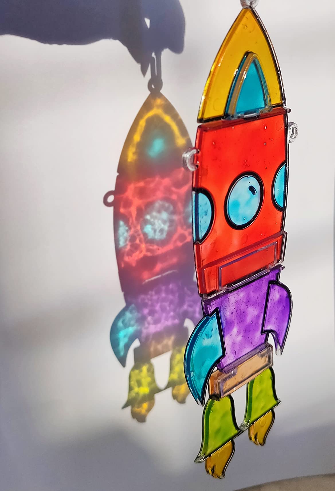 Buy Imagimake Window Art - Rocket - 16 Pieces Glass Painting Set ...