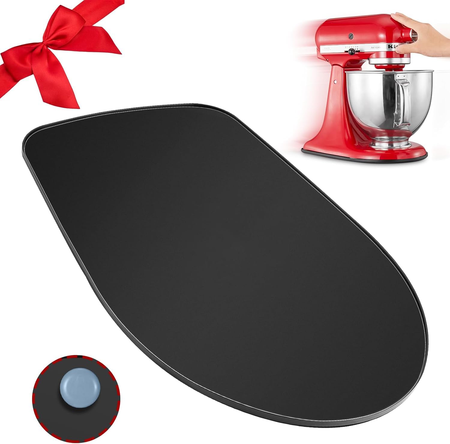 Amazon.com: Sliding Mat for KitchenAid Mixer - Metal Mixer Mover Slider ...