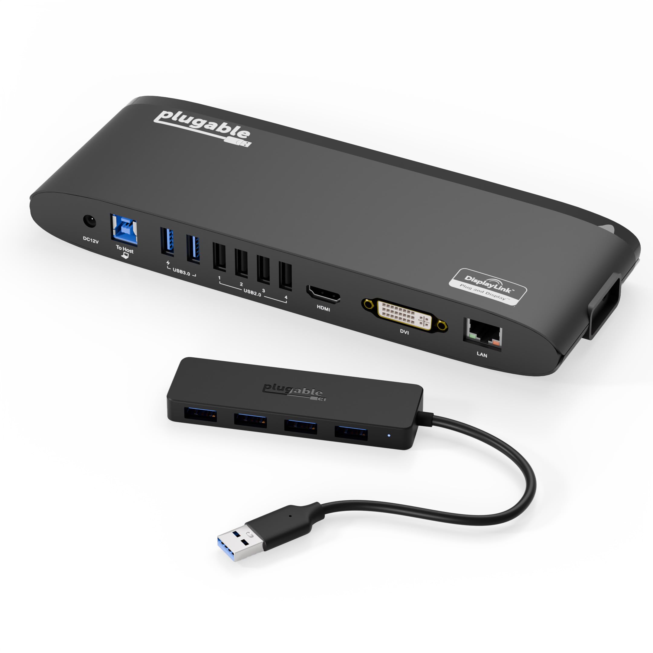 Amazon.com: Plugable Universal Docking Station with Dual Monitor ...