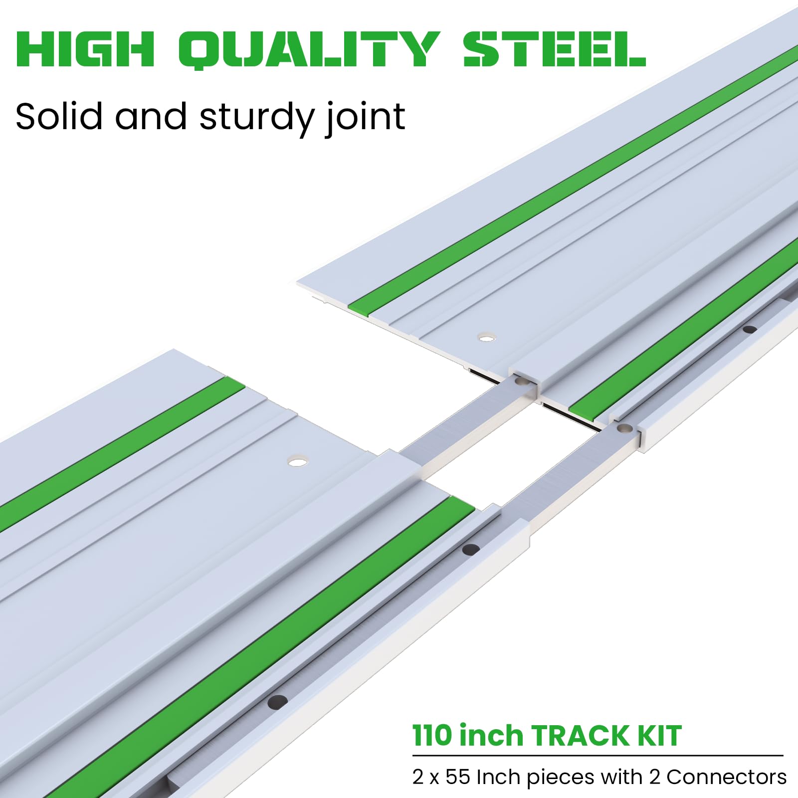Snapklik.com : 110" Track Saw Guide Rail For Festool Ts-55/ts-75 Track ...