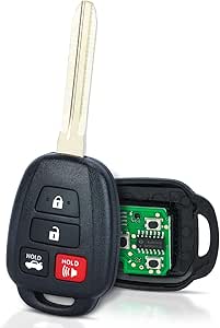 Amazon.com: Aichiyu HYQ12BDM HYQ12BEL H Chip Remote Car Key Fob ...