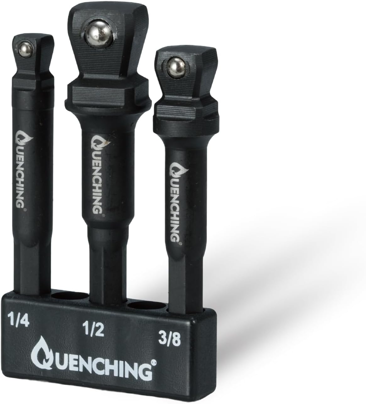 QUENCHING 3-Pcs 3 Inch Impact Wobble Extension Set, Socket Extensions ...