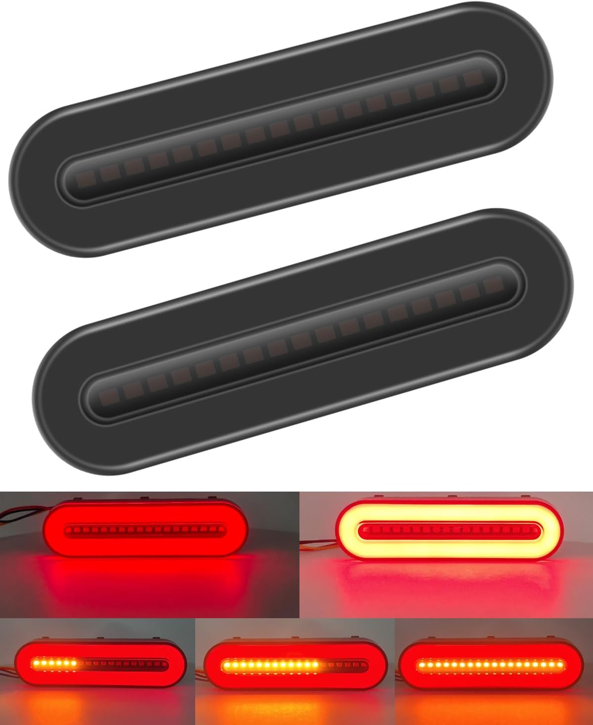 Amazon.com: Led Trailer Lights, 4.8Inch Trailer 96 LED Tail Light Bar ...