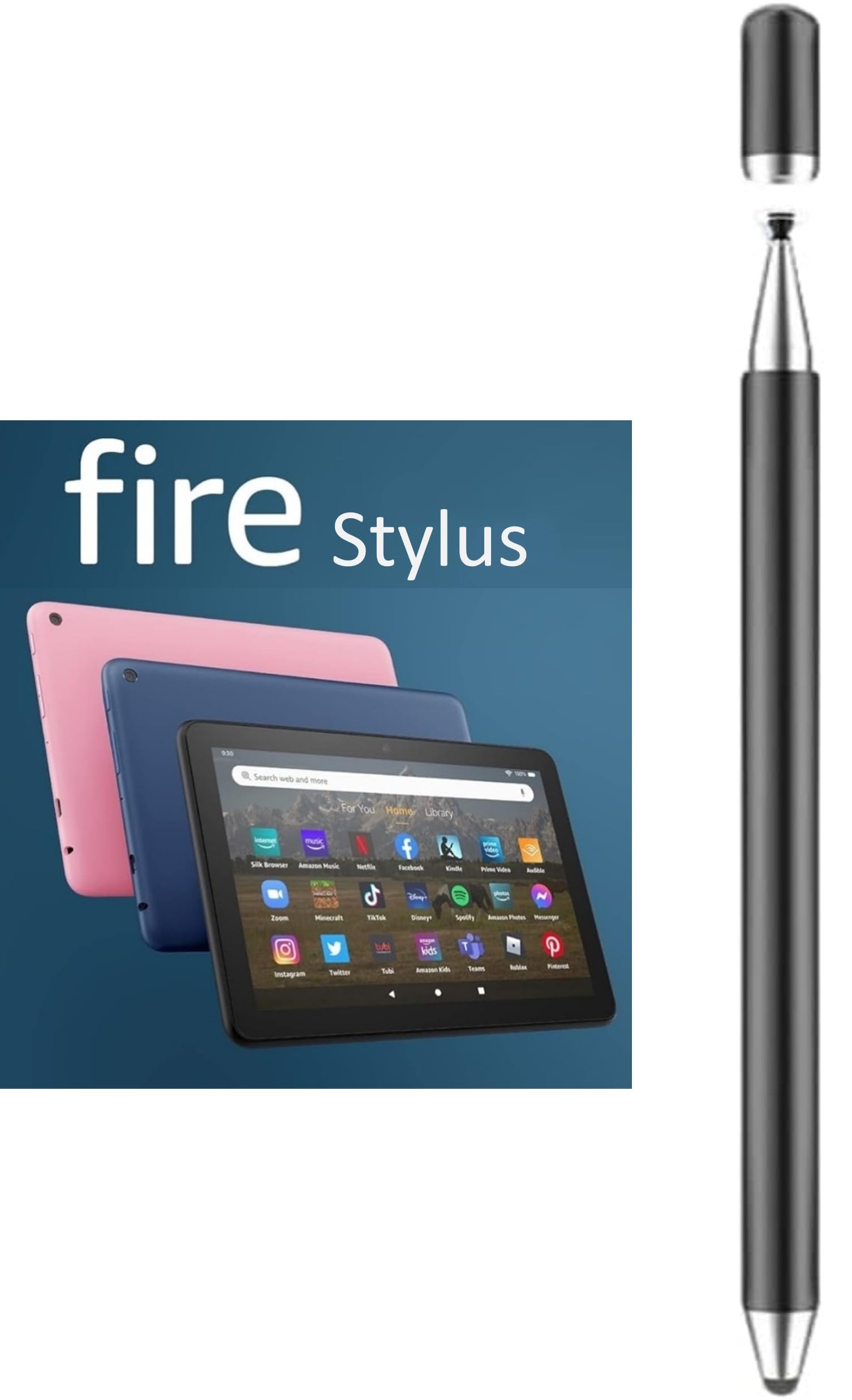 Amazon.com: AMZ Fire Tablet Pen for Fire Max 11 Stylus Pen, Stylus Pen ...