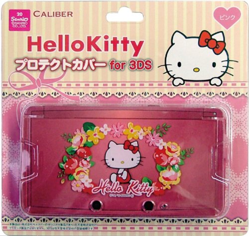 Amazon.com: for 3DS"Hello Kitty Protective cover for 3DS" Pink : Video ...