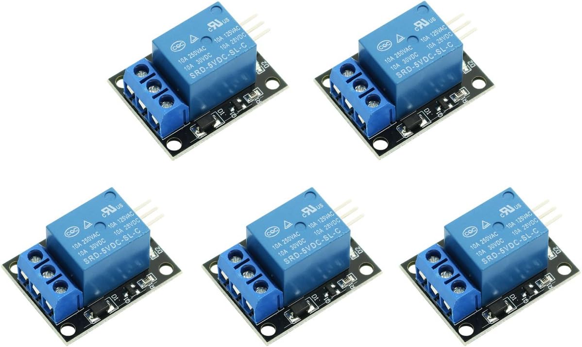 DollaTek 5PCS KY-019 5V EIN Kanal Relais Modul Board Shield Für PIC AVR ...