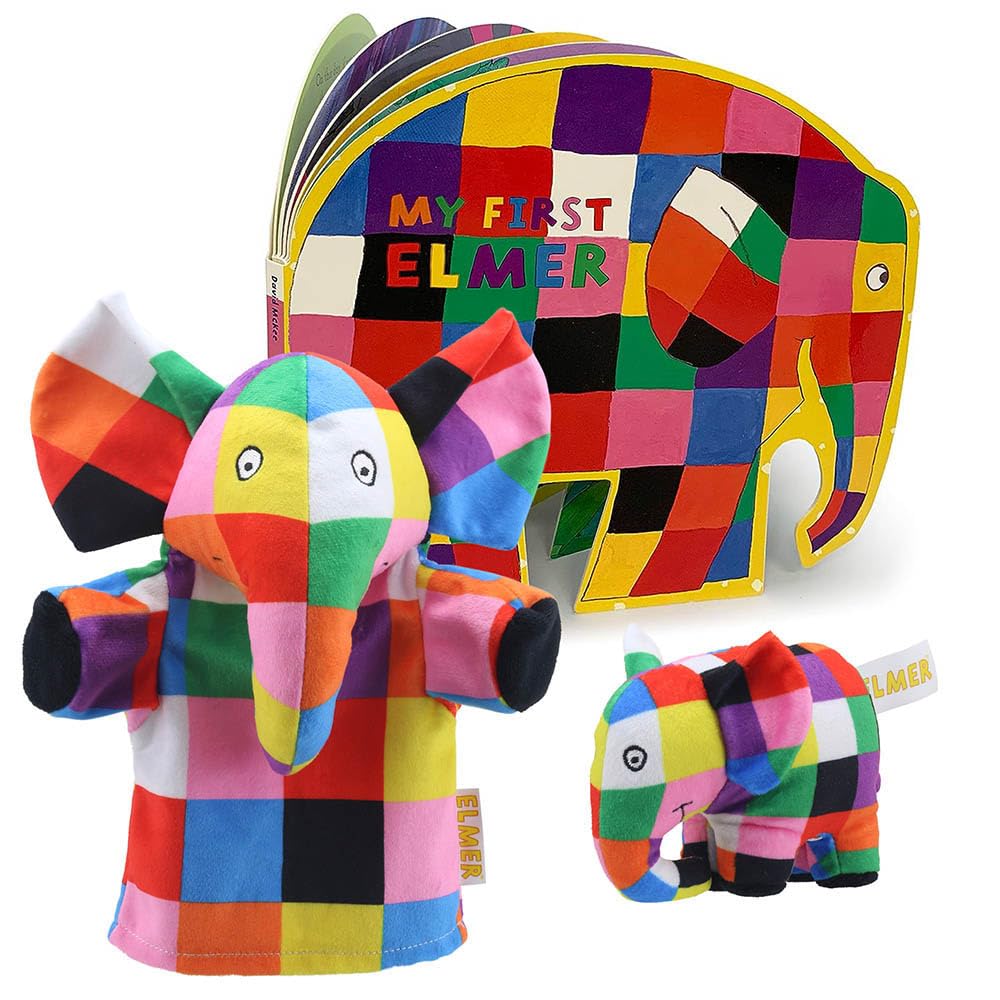 Books and Puppets:My First Elmer including Finger Puppet & My First ...
