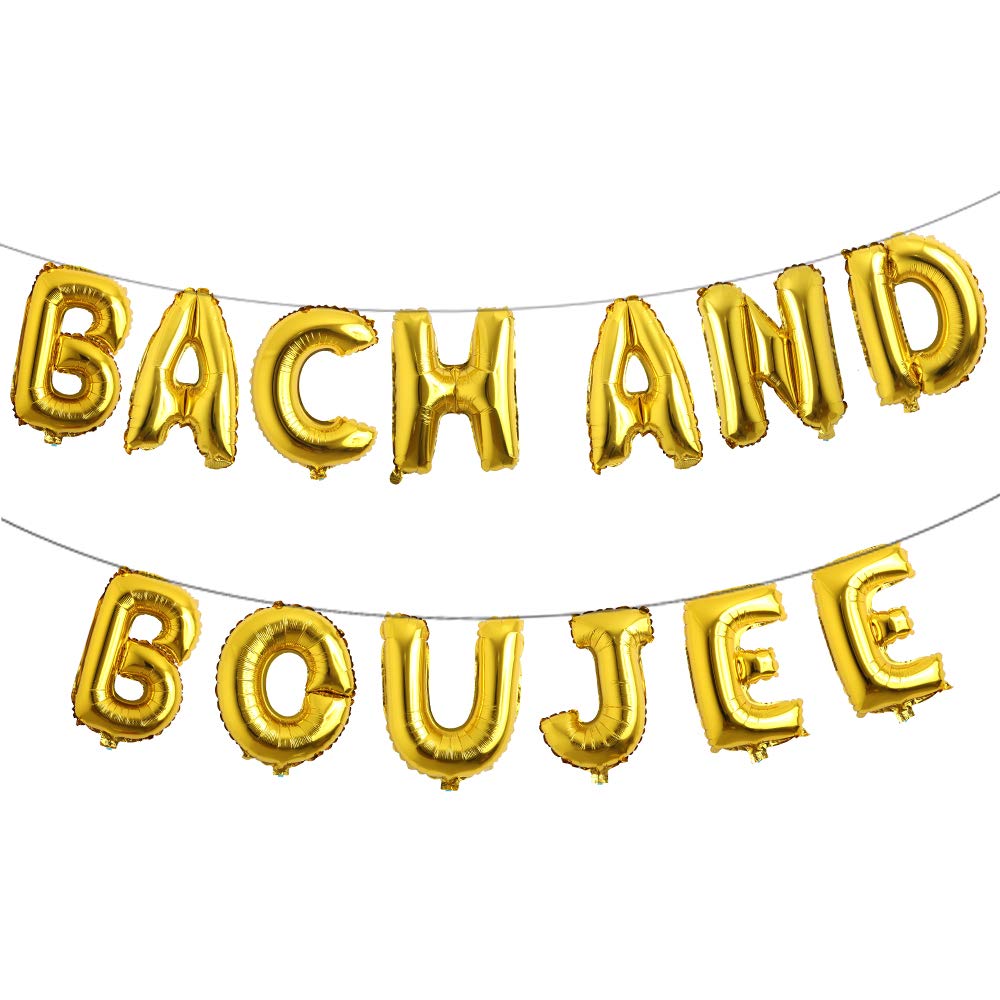 Buy 16 inch Bach and Boujee Bach and Boozy Balloons Banner Sign ...