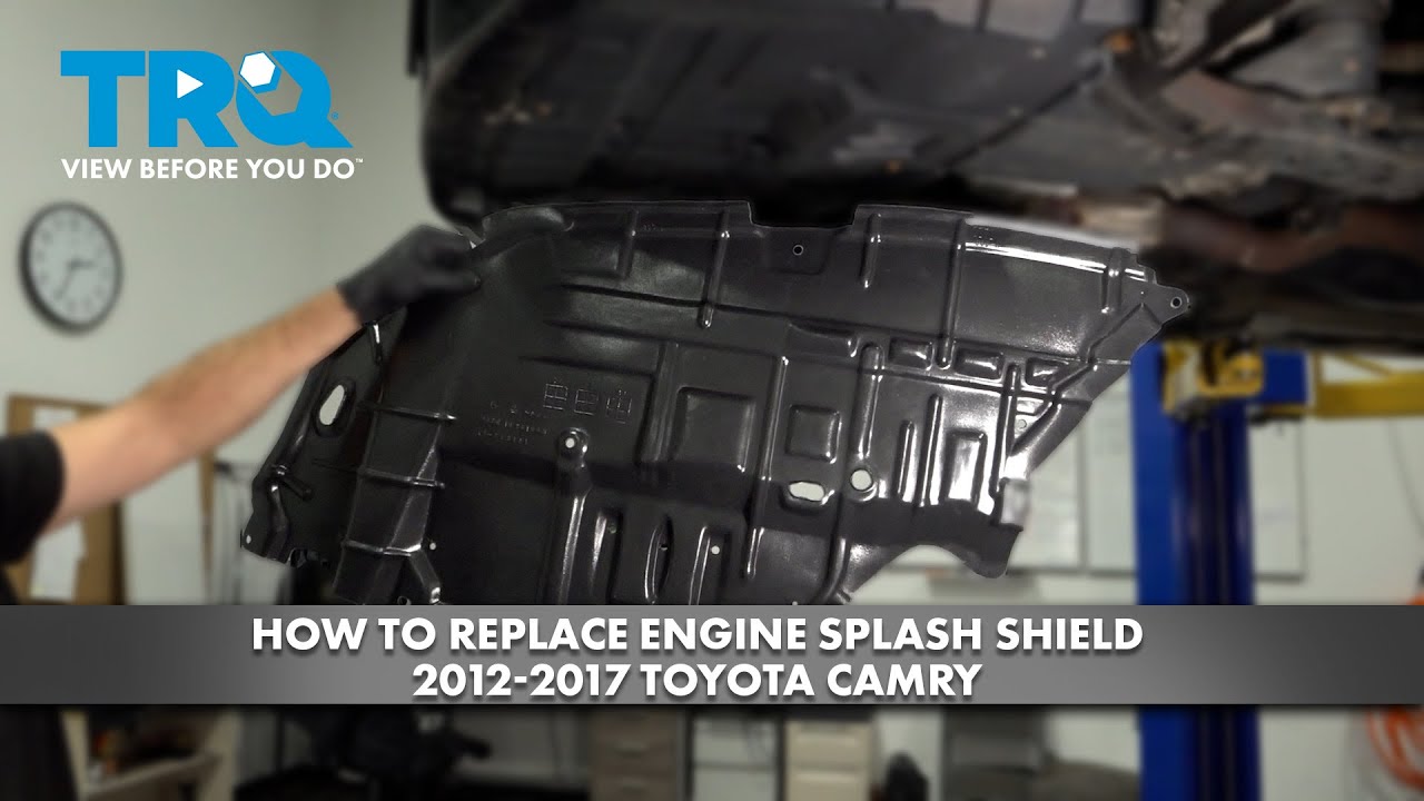 Watch How to Replace Engine Splash Shield 2012-2017 Toyota Camry on ...