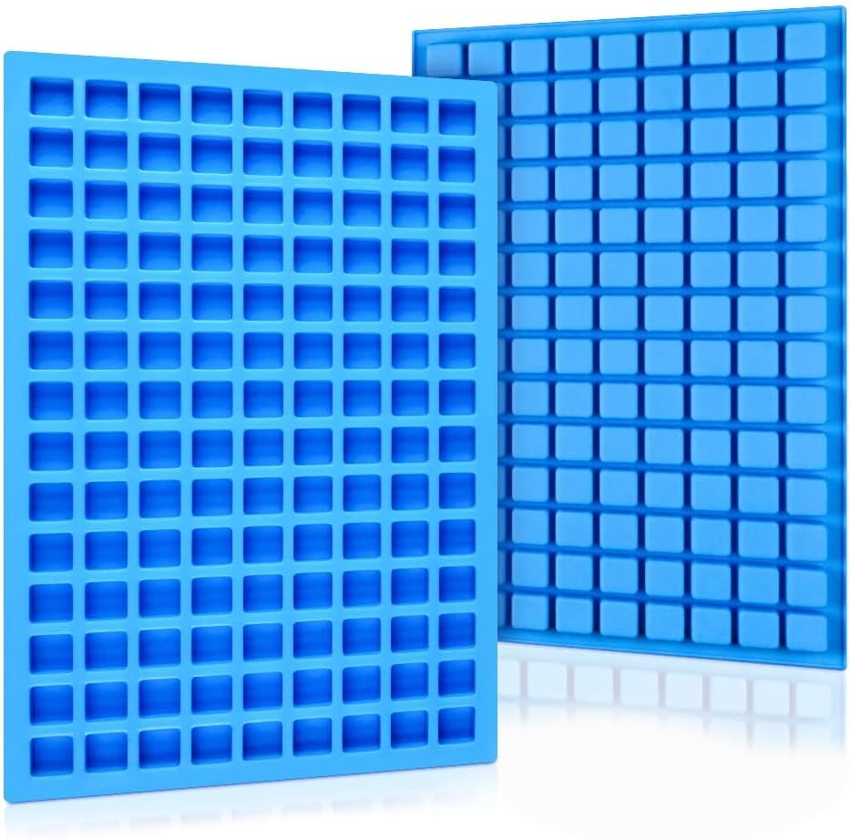 Amazon.com: Square Silicone Candy Molds - Mini Silicone Molds for Hard ...