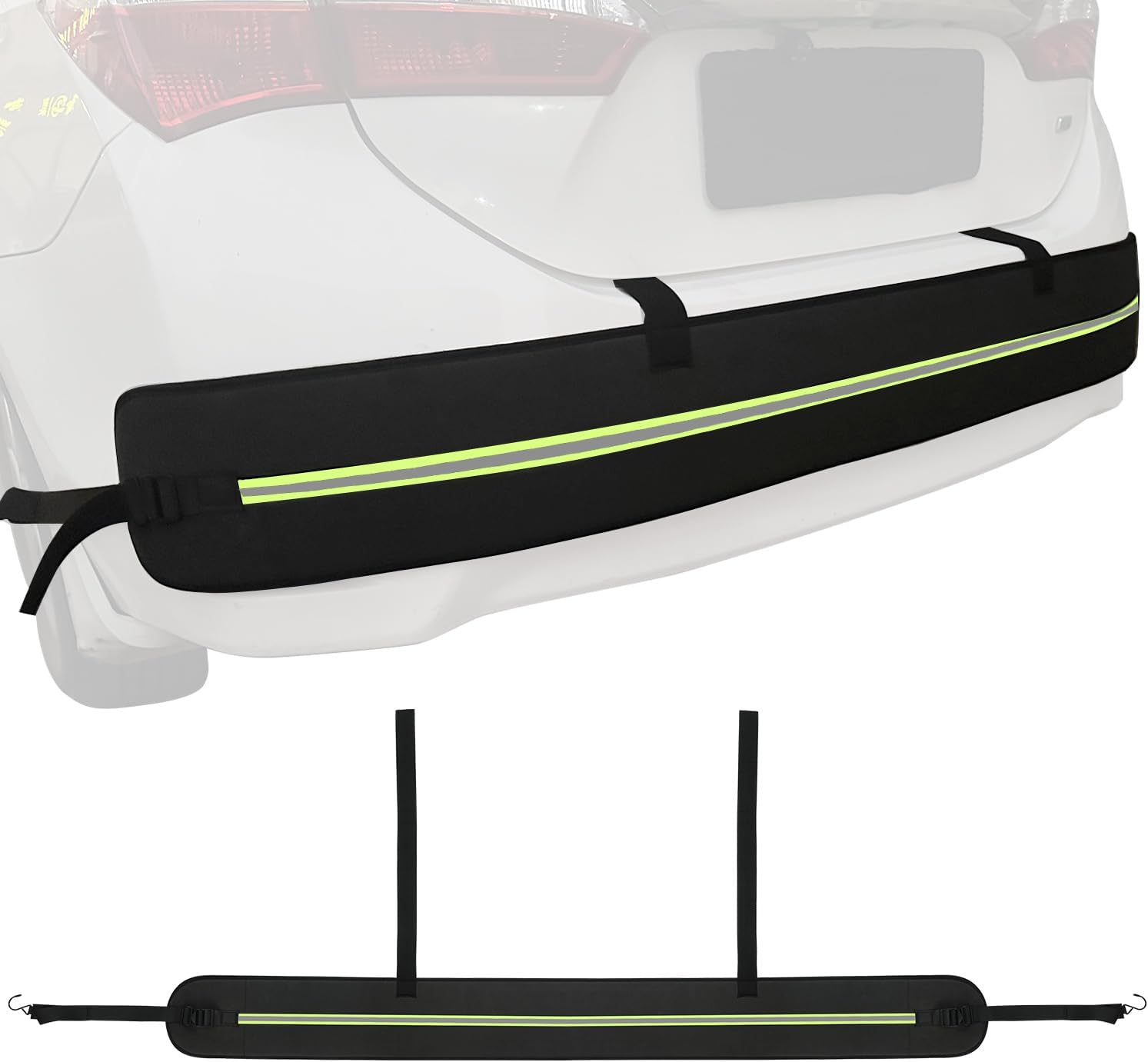 Amazon.com: Rear Bumper Guards for Cars, Car Bumper Protector with Long ...