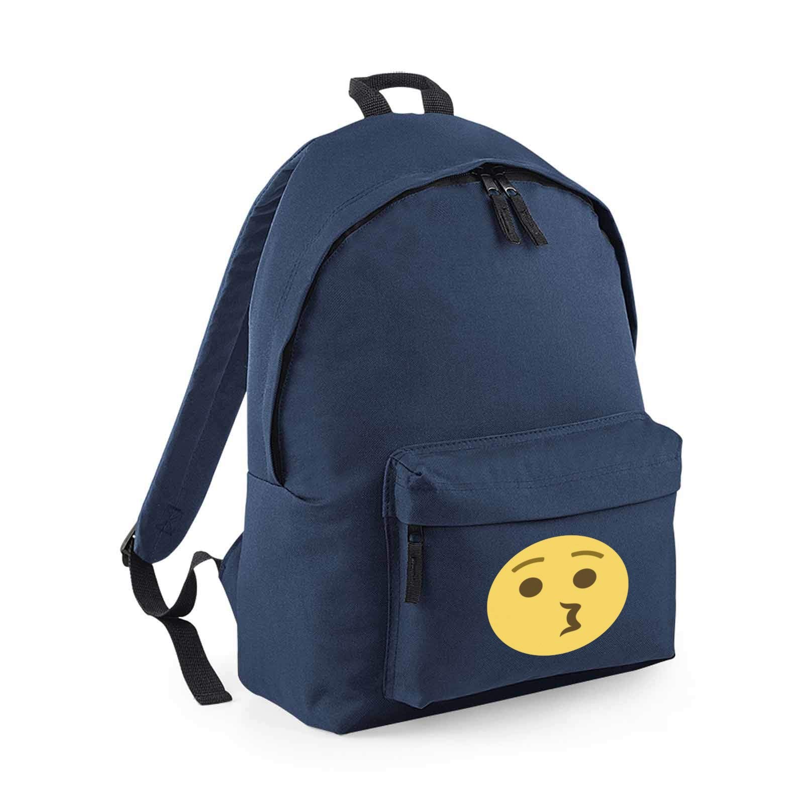 Buy Apparel Printing Emoji Kissing Face Junior Backpack Online at ...