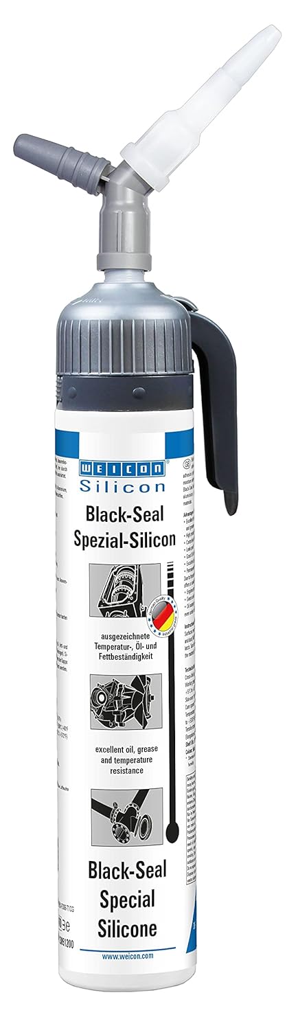 WEICON Black-Seal | 200 ml | Presspack Silicone Adhesive Sealing ...