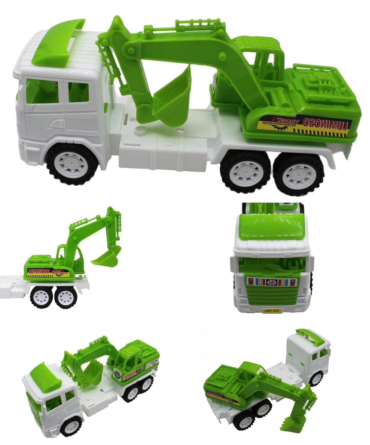EUPHORIA Rk Toys Small Size Friction Powered Plastic Excavator Truck ...