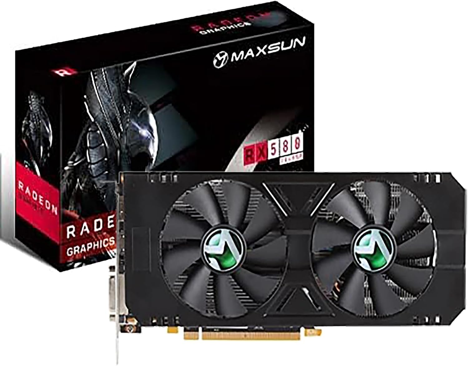 Amazon.com: maxsun AMD Radeon RX 580 Graphics Card, 2048SP GDDR5 256 ...