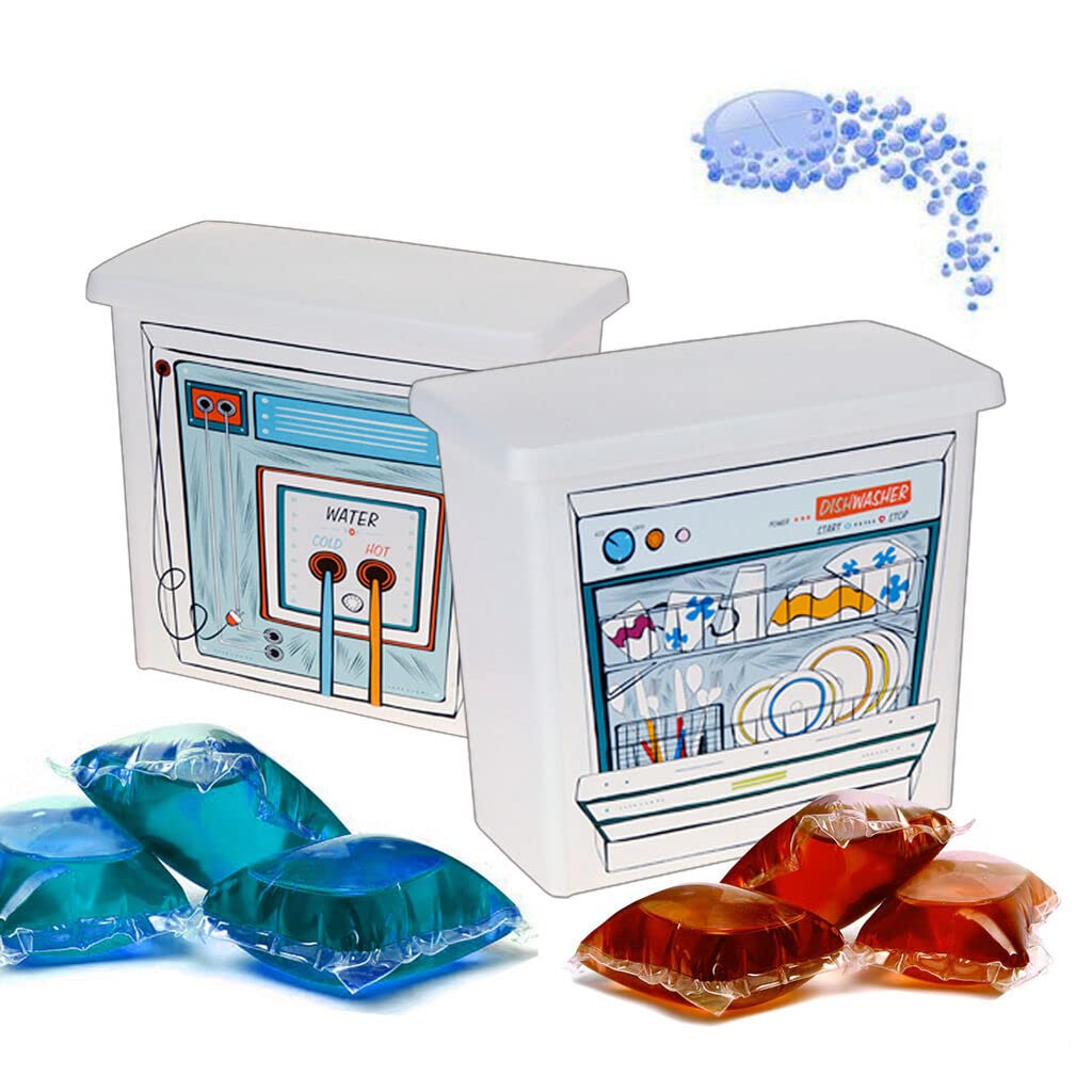 Buy A1SONIC® Laundry Dishwasher Washing Powder Plastic Storage Box ...