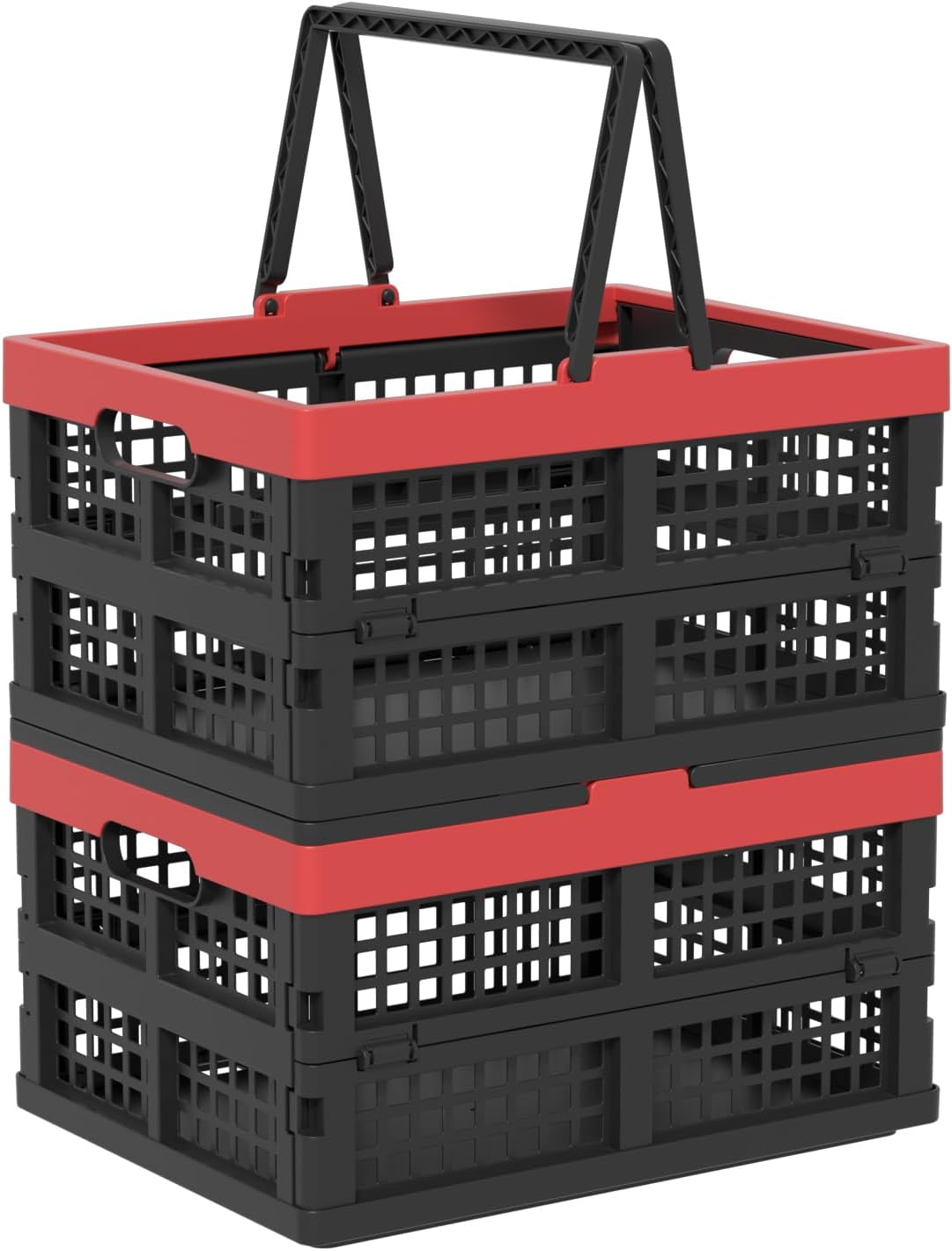 Amazon.com: Dehouse 15 L Collapsible Plastic Shopping Basket, 2 Pack ...