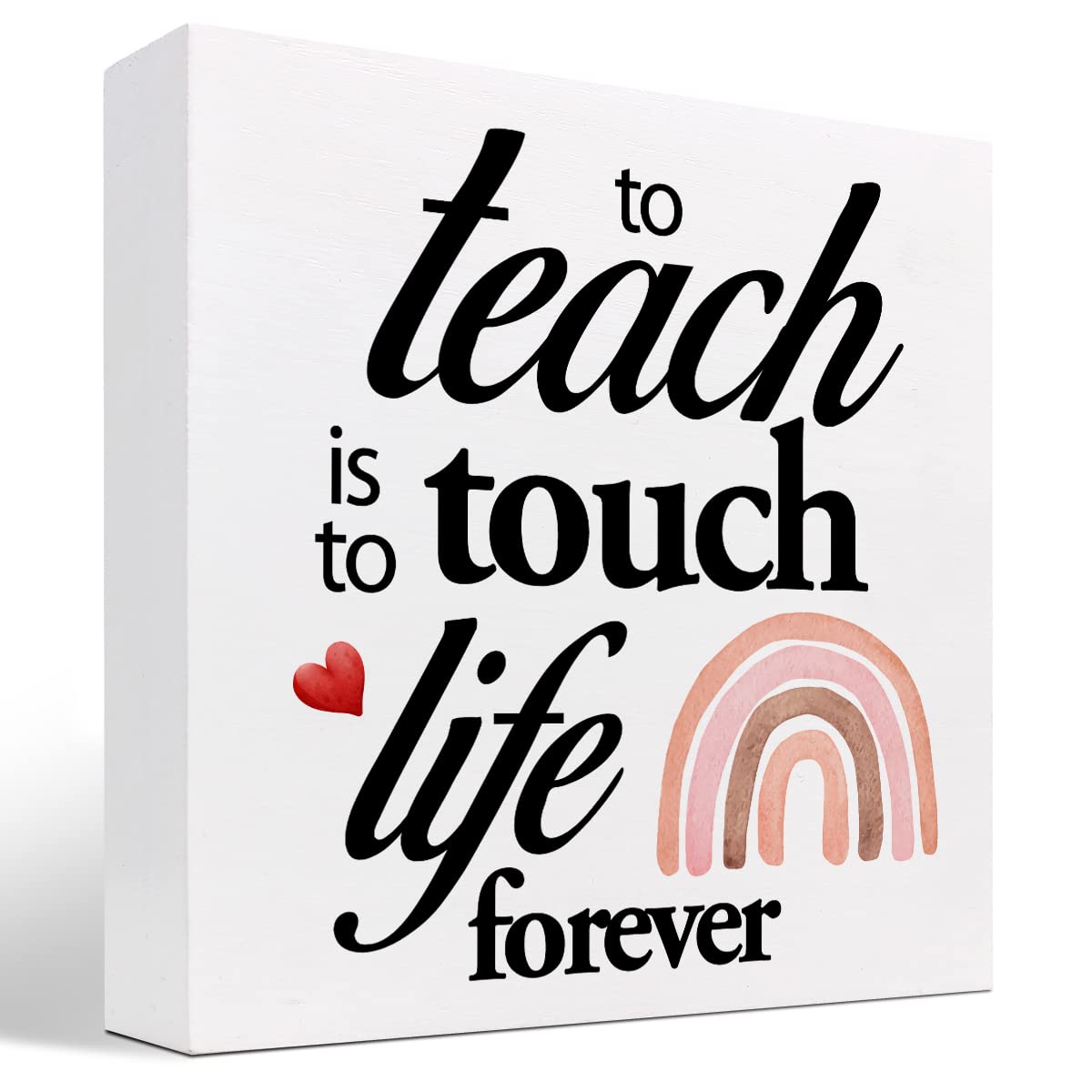 Snapklik.com : Z-crange To Teach Is To Touch A Life Forever Wood Box ...