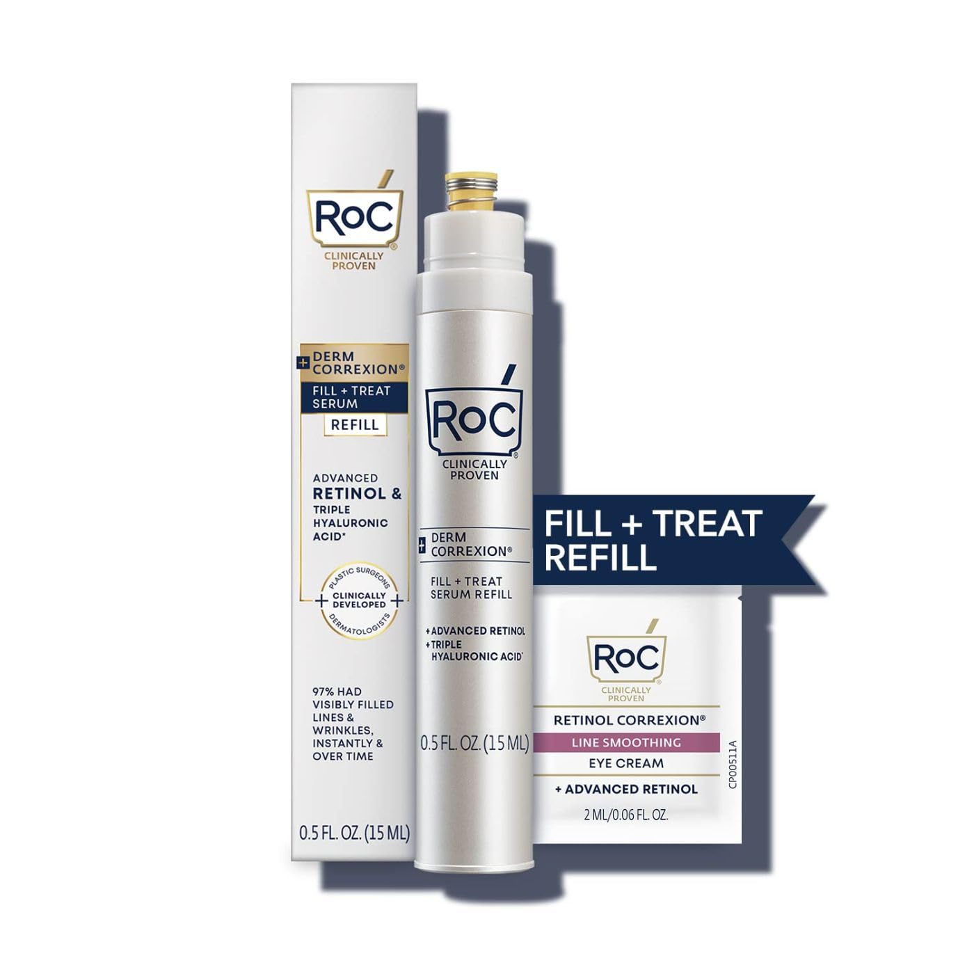 Amazon.com: RoC Derm Correxion REFILL CARTRIDGE for Fill + Treat ...